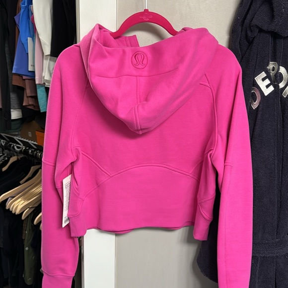 lululemon athletica | Tops | Sonic Pink Cropped Scuba Quarter Zip Xss ...
